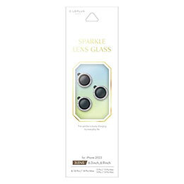 iPhone 17 Pro/17 Pro Max/iPhone 16 Pro/16 Pro Max/15 Pro/15 Pro Max/14 Pro/14 Pro Max レンズ保護ガラスフィルム SPARKLE LENS GLASS シル...