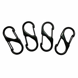両側に引っ掛けることができる、使いやすいデザイン●S字カラビナの4個セット。 ●両側に引っ掛けることができるので、使いやすいデザインです。・サイズ : 2×5×0.8cm ・材質 : スチール ・保証期間 : 初期不良対応 ・生産国 : 中国
