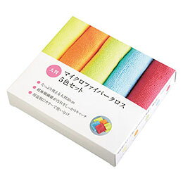 マイクロファイバー5色セット超極細繊維が汚れをしっかり落とします。 使い分けできるお得な5色セット。メーカー品番 : SC-1712 内容物 : 本体(約300×300×2mm)×5 素材 : ポリエステル 生産国 : 中国 パッケージ形態...