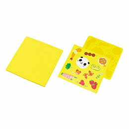 おべんとうとパズルで2種類の遊び方ができるお弁当の具イラストが印刷されたEVA製のパズル。 付属の台紙でお弁当作り遊びもできる。セット内容 : EVAシート、シール 商品サイズ : EVAシート…190×190×10mm、シール…185×1...