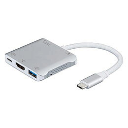 5つの機能が1つにまとまる パワーデリバリー・USB PD 140W対応で、超急速充電可能 ・USB3.2Gen2対応で10Gbps 超高速データ転送●本体寸法/重量 : W58×D52×H10.6mm/約39g ●ケーブル長 : 約12c...