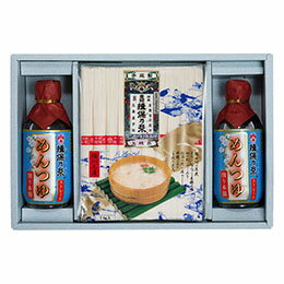 素麺・めんつゆ詰合せ揖保乃糸の上級品と、揖保乃糸オリジナル麺つゆの詰合せです。メーカー品番 : ME-40 セット内容 : めんつゆ(ストレート)(300ml)×2、そうめん(50g×20束)×1 賞味期限 : 常温2年 主なアレルゲン :...