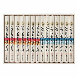 いなにわ手綯うどん・いなにわそうめん詰合せ綿実油等を一切使わず仕上げた小麦の香りを醸す舌触りの良い「いなにわそうめん」と350年培われた伝統製法で手造りしたツルリとした喉ごしとコシが特長の「いなにわ手綯うどん」の詰合せメーカー品番 : DW...