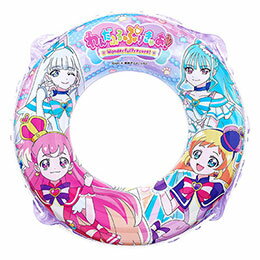 人気のプリキュアシリーズの浮輪です空気注入・排出がしやすいかんたん空気栓が採用、すばやく膨らませ、後片付けもラクチン●対象年齢 : 3歳以上 ●胸囲目安 : 58cmくらい ●内周サイズ : 約85〜90cm ●素材 : PVC(塩化ビニー...