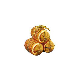 俵飾り ミニサイズ (約3×2.3×H2.8cm)正月らしさ、日本らしさを演出する飾りです。 お正月のディスプレイに。 ショーケースのお飾りに。●サイズ : 約3×2.3×H2.8cm ●保証期間 : 初期不良対応 ●生産国 : 中国