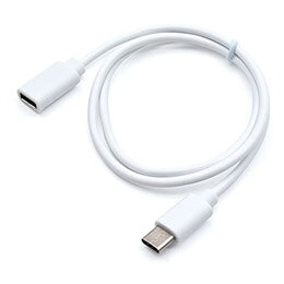 充電・通信対応 TypeC延長ケーブル 0.5m JSC-046WH