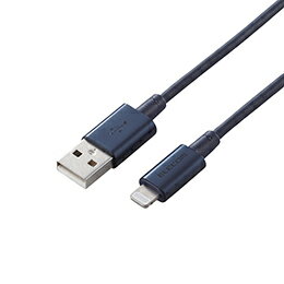 iPhone・iPod・iPadなどのLightningコネクタ搭載機器の充電・データ通信に最適。断線に強く、取り回しの良さも兼ね備えた耐久仕様のLightningケーブル。