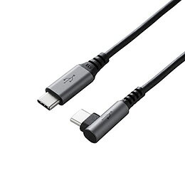 L字コネクタを採用し、飛び出しが少ないスッキリした配線が可能です。USB2.0の規格である「Certified Hi-Speed USB(USB2.0)」の正規認証品。
