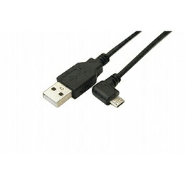 USB A to micro左L型100cmケーブル