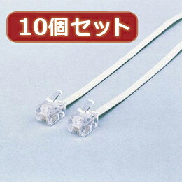 せまい所でもラクラク配線。6極4芯スリムモジュラケーブル。7m。