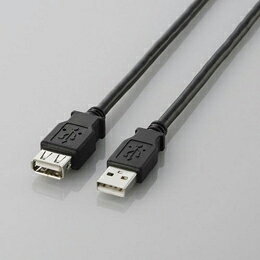 マウスやキーボードなどのUSBケーブルの長さが足りないときに、延長してパソコンと接続できるUSB2.0延長ケーブル。