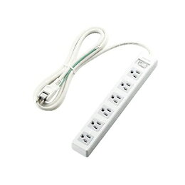オフィスでの使用に最適。プロジェクタやモニタなどの3ピンプラグが使用されているOA機器をアダプタなしで接続できる3ピンプラグ対応タップです。