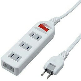 コードを抜かずにON/OFF。絶縁カバー・安全シャッター付きタップ。