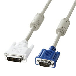 DVI-A アナログモード用ケーブル　　白　5m
