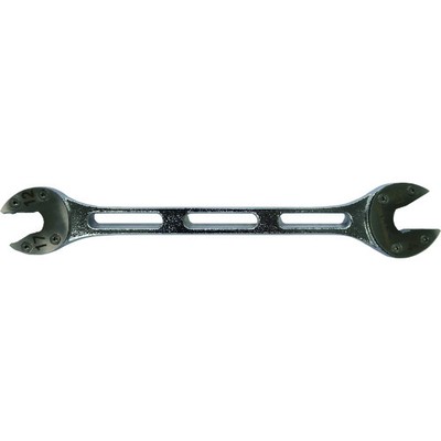 BBK ルームエアコン用フィックスレンチ 厚み8mm FW-2479-N8メーカー：BBKテクノロジーズ(株)【特長】●トルクレンチ受け側専用スパナです。●ルームエアコン(1/4、3/8用)室内機側ユニオン部(オスネジ側)の六角固定用レンチ...