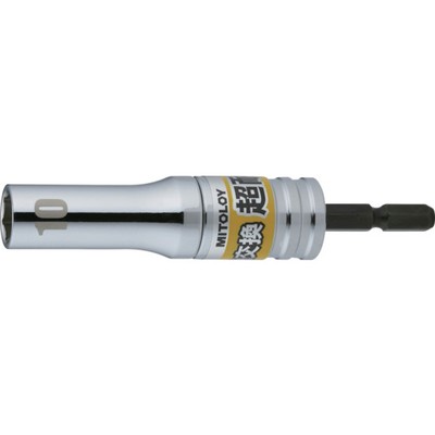 ミトロイ 軸交換 超耐久ビットソケット 10MM ES-10メーカー：水戸工機(株)【特長】●ロングビットで超耐久50倍以上(40V使用時)●軸交換式●サイズ豊富なラインナップ(8mm~36mm)●インパクトドライバー40V対応【用途】●ボ...
