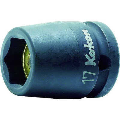 Ko-ken 12.7mm差込 インパクト6角ソケット(マグネット付) 17mm 14400MG-17メーカー：(株)山下工業研究所【特長】●ボルト/ナットに接する開口部(6角)はもちろんのこと、差込側の四角駆動部にも角を傷めずハイトルクを...