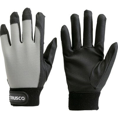 TRUSCO PU厚手手袋 Mサイズ グレー TPUG-G-Mメーカー：トラスコ中山(株)【特長】●革より柔らかい新素材を使用しています。●柔軟性・通気性・透湿性に優れ、耐久性にも優れています。●エンボス加工を施し、グリップ性能に優れていま...