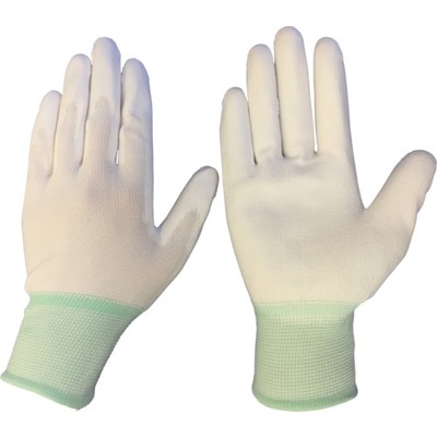 BLASTON PU手の平コート手袋 M (10双入) BSC-17-Mメーカー：(株)ブラストン【特長】●フィット性・作業性に優れています。【用途】●クリーンルーム・精密機械工業【仕様】●色:ホワイト●サイズ:M●全長(cm):23.0●...