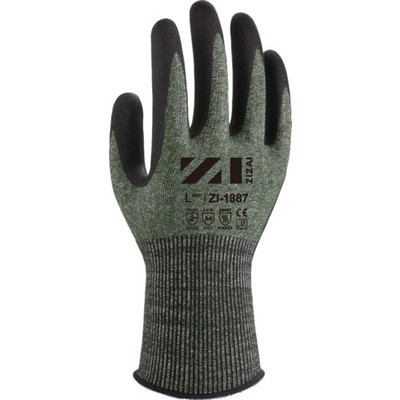 Weed 耐切創手袋 ZIZAI ZI-1887 ニトリル特殊加工背抜き 極薄の18ゲージ Sサイズ(1P個装) ZI-1887_S_1Pメーカー：(株)ウィード【特長】●18ゲージの薄手ながら、耐切創レベルDを実現した耐切創手袋です。●コ...