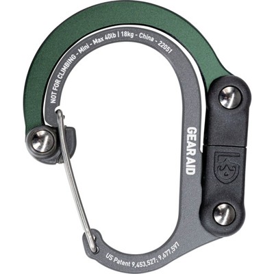 Gear Aid カラビナ型フック ヒーロークリップ ミニ フォレストグリーン 210011-906メーカー：Gear Aid社【特長】●身の回りの荷物を整理して掛けられるのでとても便利。●4つのサイズがあるのでどんな場面にも対応できます。...