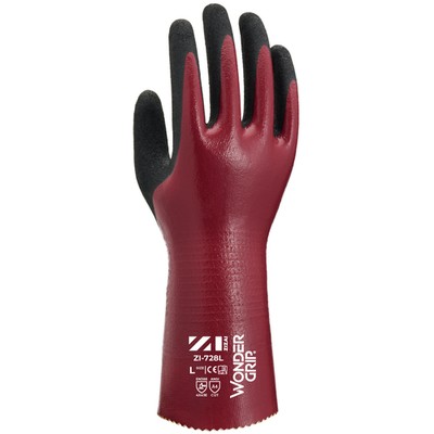 Weed 耐切創手袋 ZIZAI ZIー728L ニトリルフルコート LLサイズ(1双入) ZI728L_LL_1Pメーカー：(株)ウィード【特長】●ニトリルゴムをトリプルコーティングし、油の多い環境や湿気の多い環境に理想的な手袋です。【用...