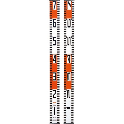 MYZOX ニューアルロッド 70cm＜N-70＞ N-70メーカー：(株)マイゾックス【特長】●軽くて丈夫なアルミ製標尺です。【用途】●現場工事写真記録用。【仕様】●幅(mm):60●厚さ(mm):6●目盛表面:縦5mm目盛●目盛裏面:横...