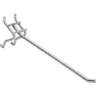 TRUSCO NFパネル式スーパーラック用フック 1本爪 200L F-1-200メーカー：トラスコ中山(株)【仕様】●フック寸法 径×長さ(mm):5×200●最大積載量(kg/個):1●形状:1本爪【材質／仕上】●スチール(クロムメッキ...