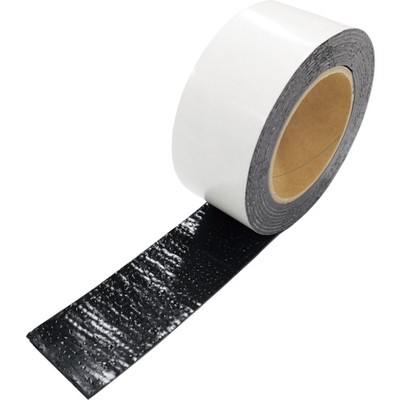 日東エルマテ 厚手両面ブチルテープ LS6928W 2mm×50mm×5m ブラック LS6928W-50メーカー：日東エルマテリアル(株)【特長】●ポリエチレン基材の両面にブチルゴム系の粘着材を塗布しており、耐久性・耐水性・気密性に優れて...