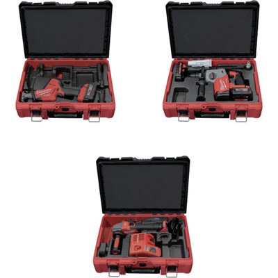 milwaukee M18 FUELパワーパック(ハンマードリル、コンパクトレシプロソー、100mm変速ディスクグラインダー) M18 FPP3AE-533P JPメーカー：ミルウォーキーツール・ジャパン合同会社【特長】●配管、電気、設備業...