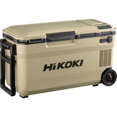 HiKOKI 18V-14.4V コードレス冷温庫 超大容量サイズ36L サンドベージュ マルチボルトセット品 UL18DE(WMBZ)メーカー：工機ホールディングス(株)【特長】●庫内の仕切板を活用して3部屋で異なる温度設定が可能です。●...