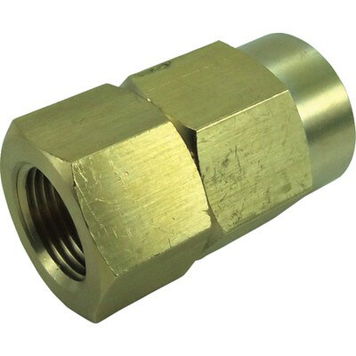 チヨダ ホースソケット 11mm・Rc3/8 H11-3Fメーカー：千代田通商(株)【特長】●袋ナットによる締め込み式です。【仕様】●接続口径D:Rc3/8●使用流体:空気・水●タイプ:ホースソケット●六角対辺(mm)H1:24●六角対辺(...