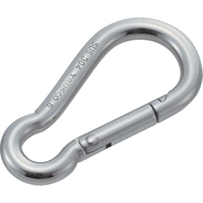 TRUSCO ステンレススナップフック B型 線径Φ5×開口7mm (2個入) TSF-5Bメーカー：トラスコ中山(株)【特長】●スタンダードなスプリングフックです。【用途】●チェーン・ワイヤ・ロープなどの連結や、端末の金具のジョイントに。...