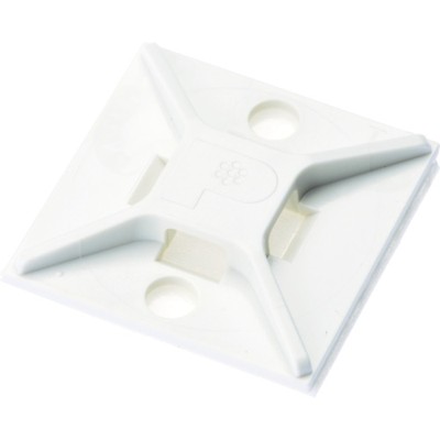 PANDUIT マウントベース アクリル系粘着テープ付き 白 (500個入) ABM2S-AT-Dメーカー：パンドウイットコーポレーション【特長】●結束バンドを利用して、効率よく固定できます。●粘着テープ付なので、台紙からはがすだけで簡単に...