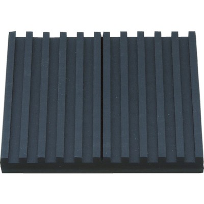 TRUSCO 防振パット 耐熱・耐油性 ミニシートタイプ 200×200 厚み10mm 合成ゴム OHS-10-200CRメーカー：トラスコ中山(株)【特長】●加工が容易で50ミリ間隔に入ったV溝をカッターナイフで切るだけで使用できます。●...