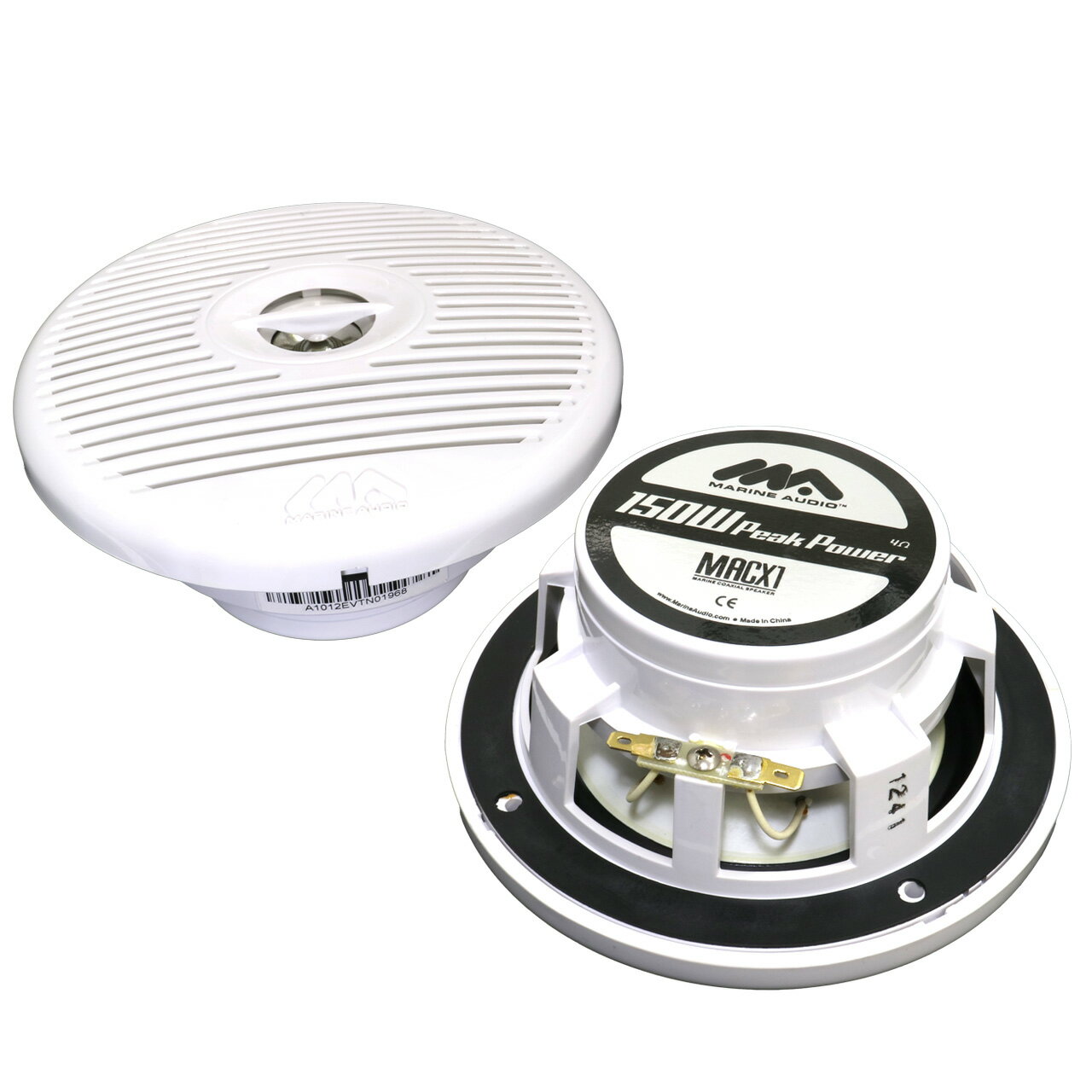 【商品詳細情報】 MARINE AUDIOブランド[並行輸入品] 超レア！マリーン用防水同軸2Way 6.5インチスピーカー！ 防水ですので、船舶・ジェットスキー・水上バイク・マリンジェット・バイク・アウトドア用など、様々な用途でお使いいた...
