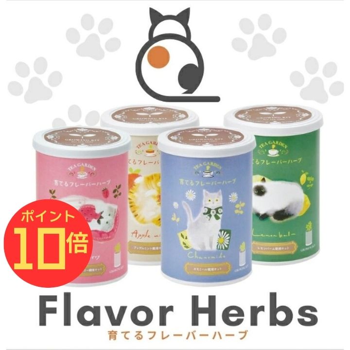 ↑このバナーから必ずエントリーをしてポイント10倍を獲得してください↑GD-1025 育てるフレーバーハーブ 4品種(01アップルミント/02レモンバーム/03ワイルドストロベリー/04カモミール) ティータイムをイメージした香りが豊かなハ...