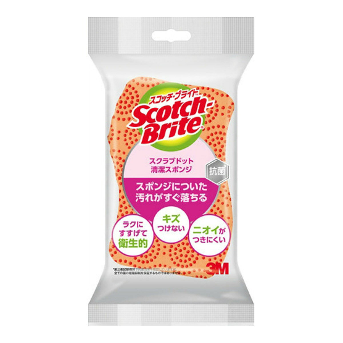 ・特殊加工されたスクラブドットファブリック使用 ・汚れが目詰まりしにくく汚れ離れも良い ・追従性に優れ折り曲げやすい ・キズつけずに汚れを落とす ・洗浄が楽で衛生的に使用可能 原産国：米国区分：日用品発売元/製造元等：スリ−エムジャパン（株...