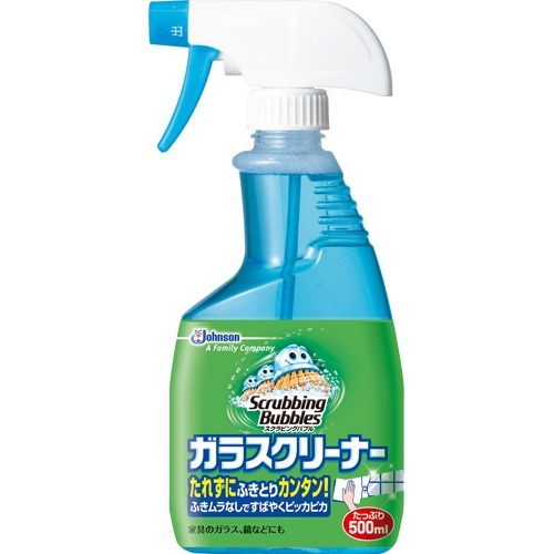 垂れにくく拭き取りが簡単なガラスクリーナー。 ふきムラが無く速やかにピカピカに仕上げます。 窓ガラスや額、自動車ガラスなど幅広く使用可能。 弱アルカリ性で安心して使用可能。 日本製の使いやすい本体ボトル。 原産国：日本区分：日用品発売元/製...