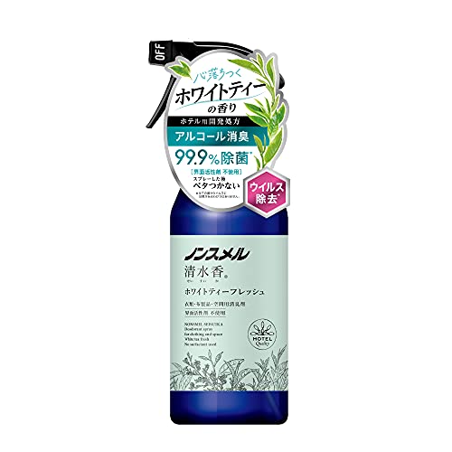 ・衣類・布製品の気になるニオイを消臭・除菌 ・ウイルス除去にも効果あり ・空間にも使用可能 ・界面活性剤不使用でスプレー後べたつかない ・速乾タイプで使いやすい ・ホワイトティーフレッシュの香りで爽やか 原産国：日本区分：日用品発売元/製造...