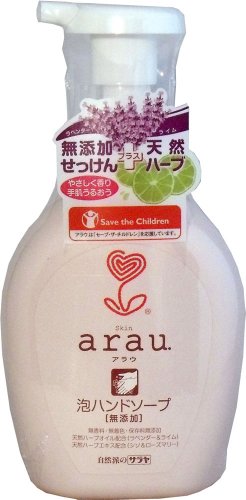 ・ラベンダー＆ライム精油、シソ＆ローズマリーエキス配合の泡タイプハンドソープ ・キメ細かな泡が手を包み込み優しく洗浄 ・合成界面活性剤、香料、着色料、保存料不使用の無添加処方 ・環境に優しい成分で排水後は微生物により分解 ・肌にやさしく、敏...