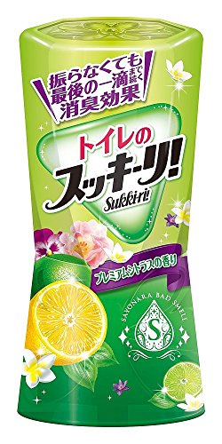 ・3つの消臭剤配合でトイレのイヤなニオイをトリプル強力消臭 ・消臭芳香液を上から供給するスッキーリ方式で液残りなし ・天然精油配合でみずみずしいプレミアムシトラスの香り ・トイレ用置き型消臭芳香剤 原産国：日本区分：日用品発売元/製造元等：...