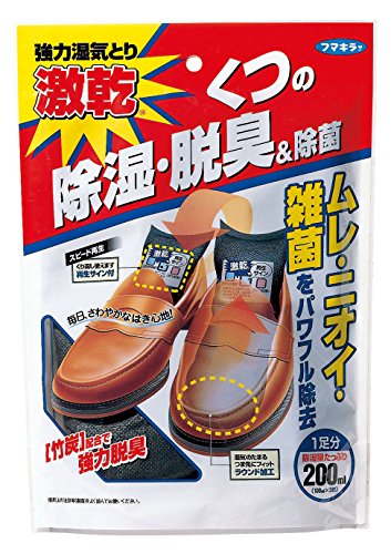 ・靴中の湿気を速やかに吸収して除湿。 ・天然竹炭配合で強力に脱臭。 ・抗菌不織布採用で雑菌の繁殖を抑制。 ・ラウンド加工でつま先にもぴったりフィット。 ・天日干しで約6ヶ月間繰り返し使用可能。 ・ムレ対策に効果的。 原産国：中国区分：日用品...