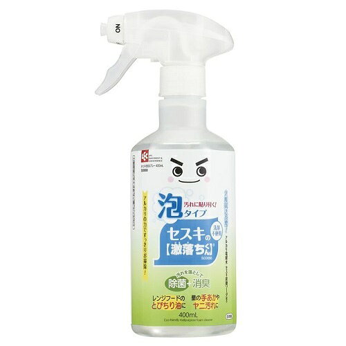 泡が汚れに密着して除去、二度拭き不要 アルカリ電解水とセスキ炭酸ソーダの力で油汚れや皮脂汚れを落とす 除菌・消臭効果あり 界面活性剤不使用で環境にやさしい レンジフードや壁など傾斜面の掃除にも便利 原産国：日本区分：住宅用洗剤発売元/製造元...