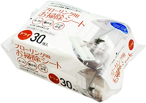 フローリングから畳まで使えるドライシート。 サイズは約20×30cm（1枚）。 ほこり、髪の毛、ペットの毛をしっかりキャッチ。 各社のフローリング用ワイパーに装着可能。 リビングやキッチンの広範囲清掃に便利。 【ご注意】原材料名およびアレル...