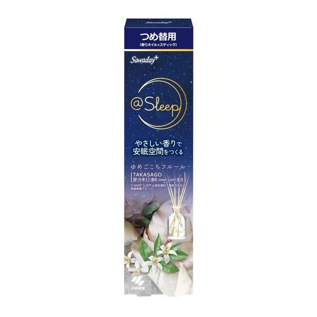 眠りを考えた香料を配合した心地よいやさしい香りの機能性芳香剤 睡眠空間に心地よいフローラルブーケの香り ローズやミュゲなど華やかなフローラルにムスクやアンバーが調和 使用期間はスティック6本で約1〜2ヶ月 オイルが黄色いことがありますが品質...