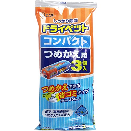 4901070909704●つめかえできる除湿剤なので、ゴミが少なく経済的です。●コンパクトな容器形状なので、場所をとらずに湿気をとります。●液がたまるタイプなので、つめかえ時期がはっきりわかります。●薬剤袋を使用しているので、容器の中を汚...