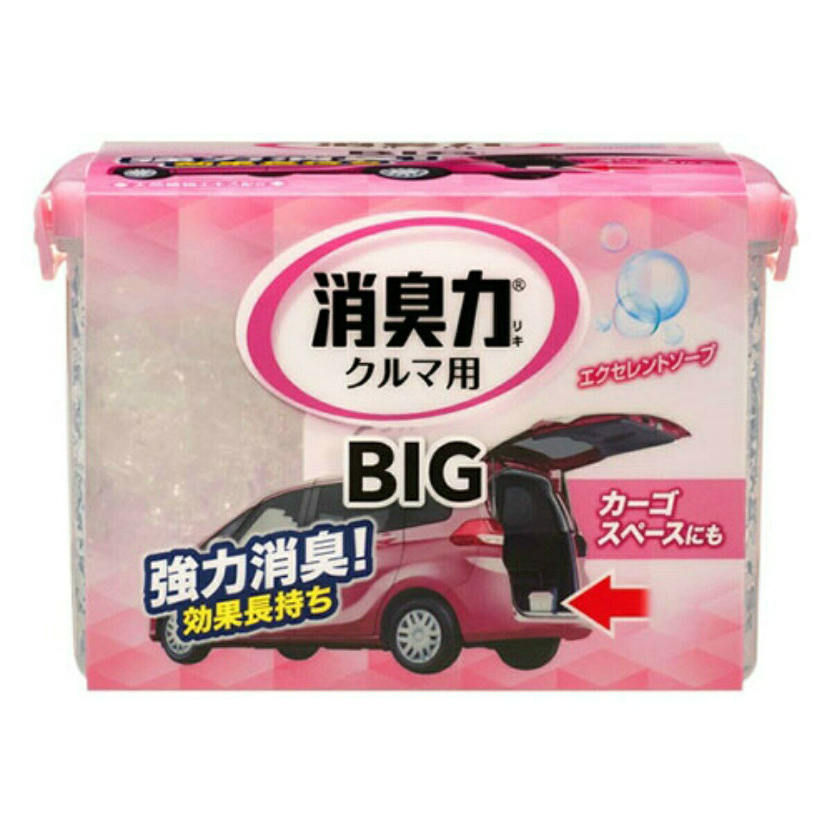 エクセレントソープの香りで車内のイヤなニオイをしっかり消臭 天然植物抽出エキス配合で効果持続は2?4ヶ月 大型のカーゴスペースやトランクに適した消臭芳香剤 水平に固定し横置き禁止 ペダル周辺には設置しないこと 原産国：大韓民国区分：カー用品...