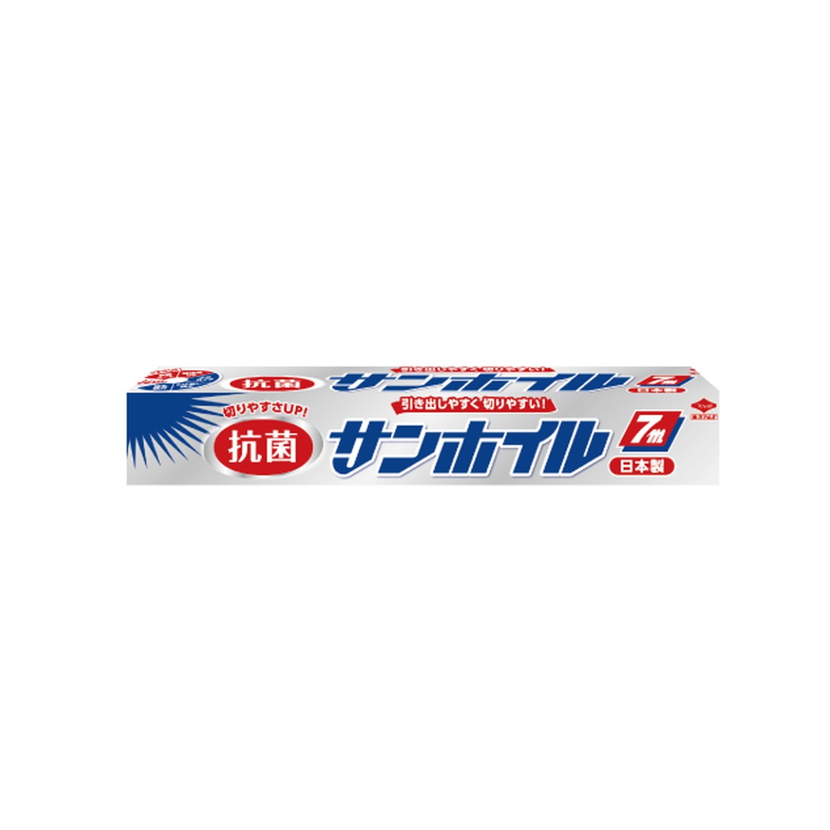 抗菌機能付きの日本製アルミホイル7メートル巻き 抗菌仕様により清潔に使用可能 強力な紙刃で簡単にカット可能 様々な調理や保存に適応 安心の日本製 【ご注意】原材料名およびアレルゲン（アレルギー物質）につきましては、必ずお手元に届いた商品のパ...