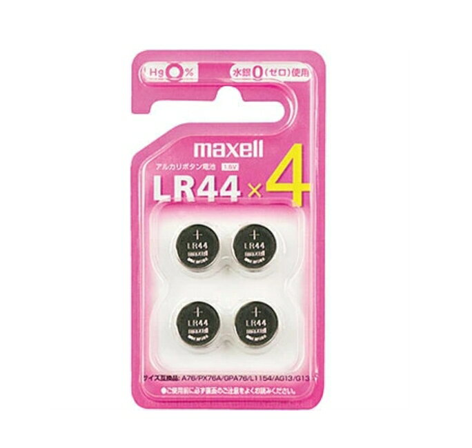 ・公称電圧1.5Vのアルカリボタン電池4個入り。 ・水銀・鉛ゼロ使用の環境配慮型電池。 ・使用推奨期限は製造後2年間。 ・3個以上の直列使用は避けること。 ・主にミニゲーム、電卓などに適応。 【ご注意】原材料名およびアレルゲン（アレルギー物...